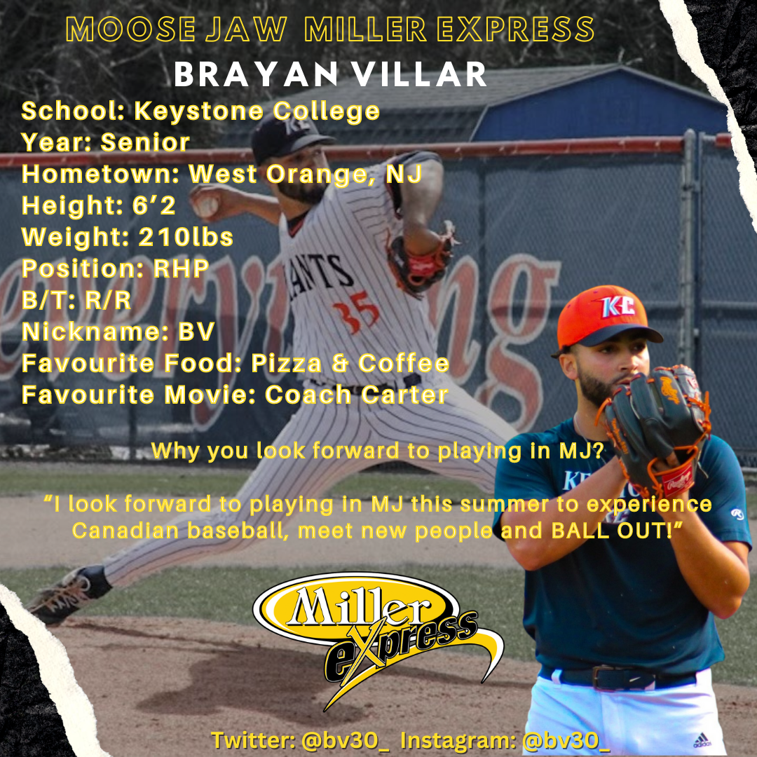 Miller Express Sign Pitcher Brayan Villar to the 2023 Roster – Moose ...