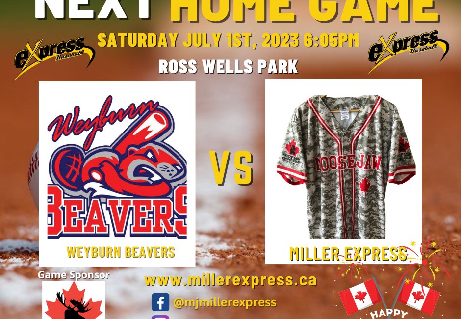 Miller Express Canada Day Game – Moose Jaw Miller Express